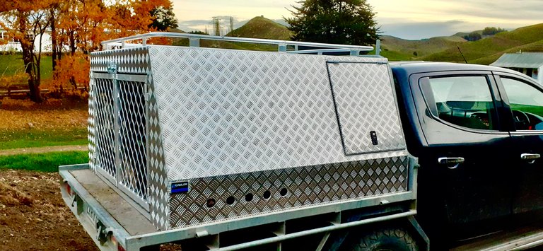 Aluminium Dog Boxes | Custom Made | Taylor Engineering - Taylor Engineering